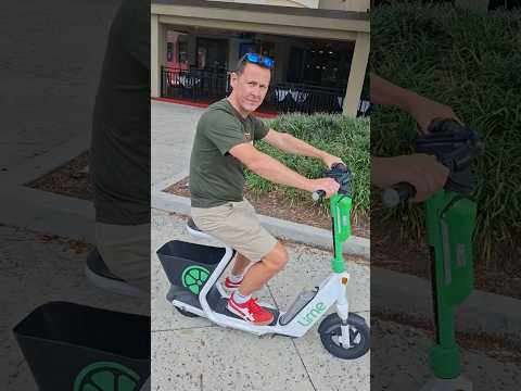 Lime scooters escooters are a great way to get around international drive Orlando florida 👍