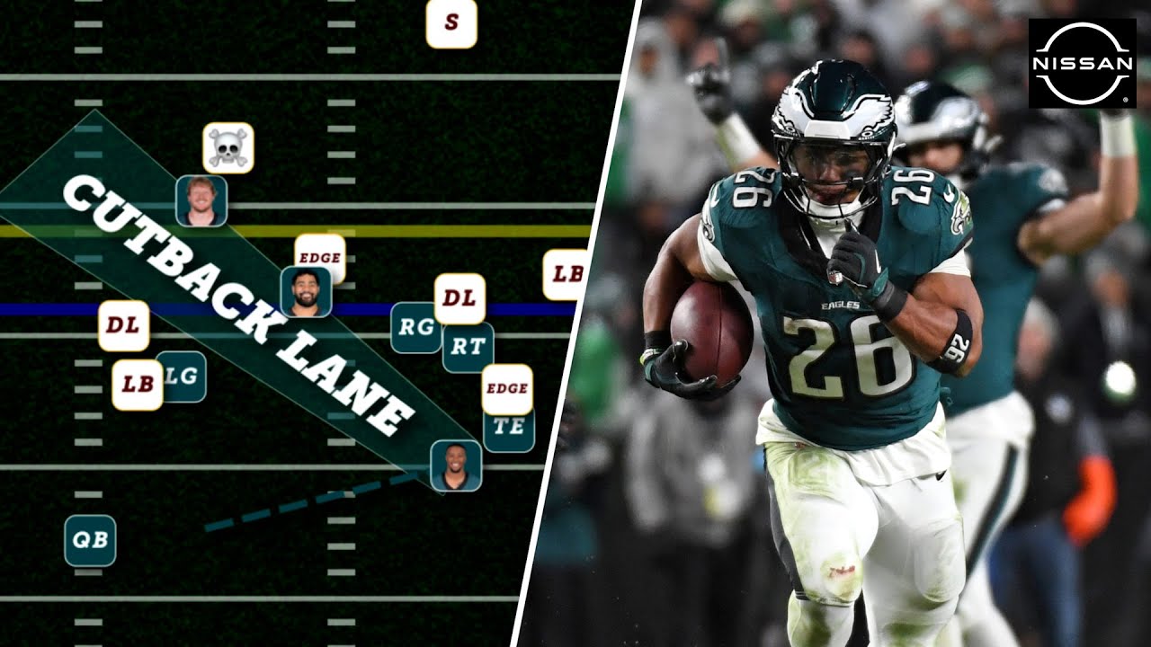 Barrett Tone: How Eagles created a massive cutback lane for Saquon on final TD against Commanders