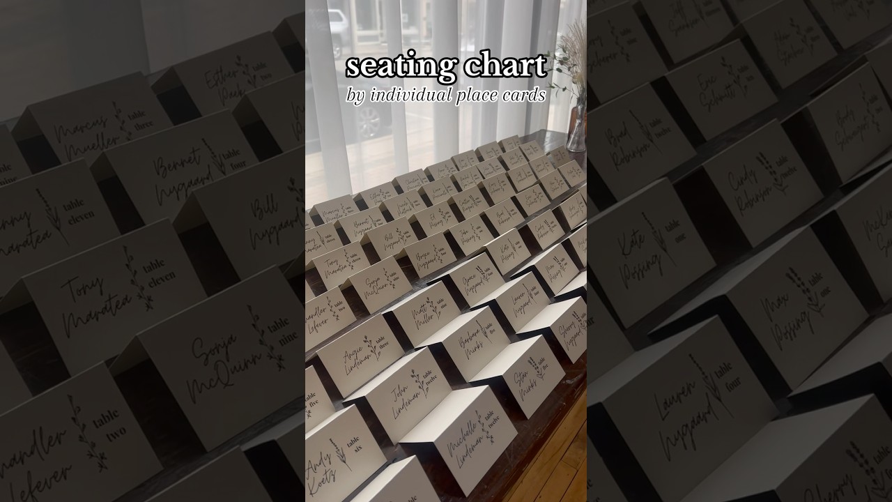 Seating chart showdown: which style suits your wedding best? Let’s chat in the comments! #wedding