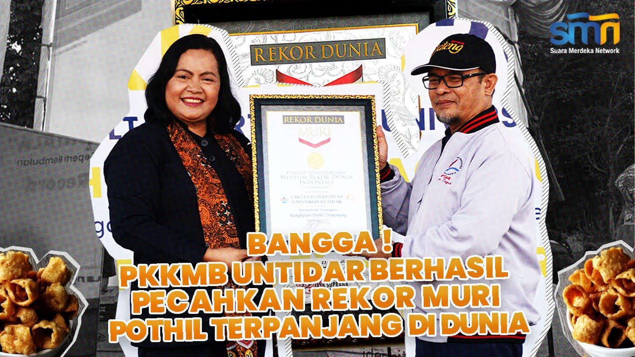 Faperta Untidar Magelang Catatkan Rekor Muri Rangkaian Pothil Terpanjang di Dunia