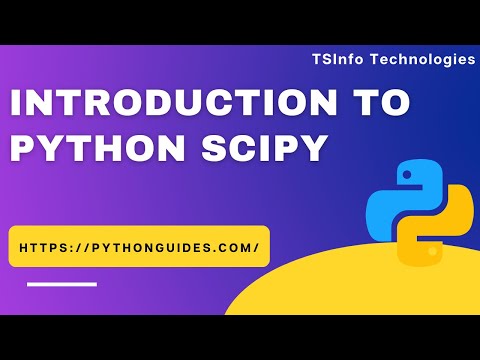 Introduction to Python Scipy | What is Scipy in Python