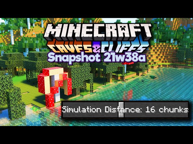 Minecraft 1.18 snapshot brings Simulation Distance to Java Edition