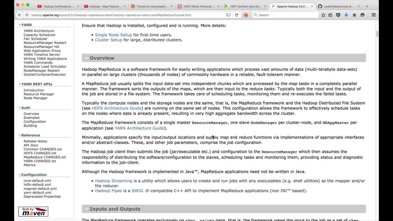 Hadoop Certification - HDPCD:Java - Write Map Reduce application