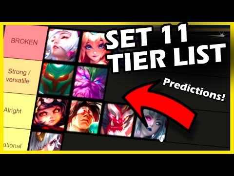 TFT SET 11 TIER LIST - Early Thoughts and Pre-Release Predictions!