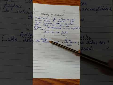 Bailment in contract act|#businesslaw |#law |#shorts |#short