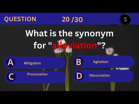 Synonym Showdown: Can You Match the Right Words?