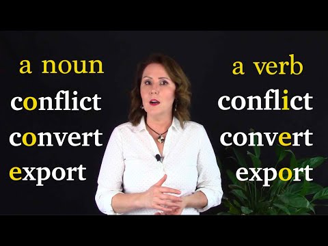 Is It a Verb or Noun? Pronunciation trick!