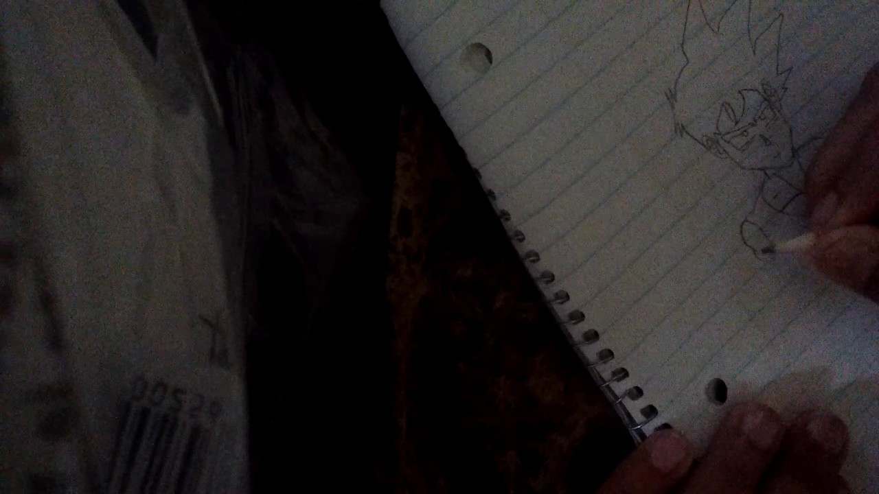 How to draw teen Gohan in his normal form