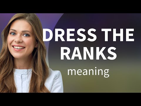 Dress the Ranks: Unveiling Military Jargon