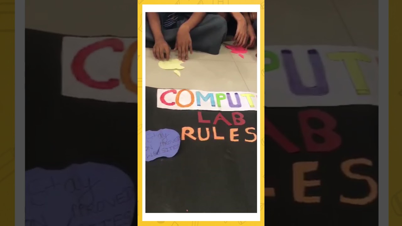 Crafting Poster for Computer Lab