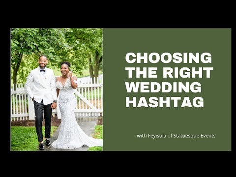How to Get Your Wedding Guests to Use Your Hashtag | Wedding Hashtag Tips 2022/2023