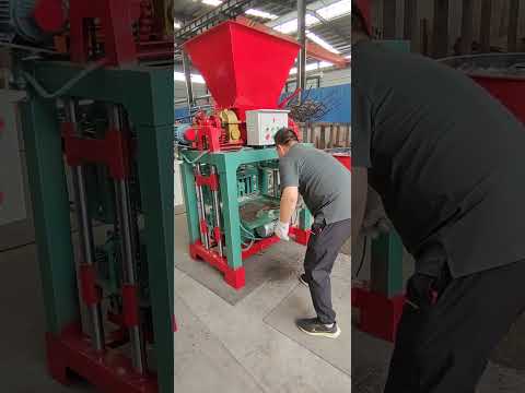 4-35C Semi-Automatic Brick Machine with Mixer & Conveyor – Perfect Match!
