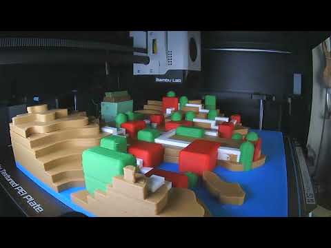 🐉 Kanto and Johto 3D Pokemon Terrain Map・ STL File for 3D printing・Cults