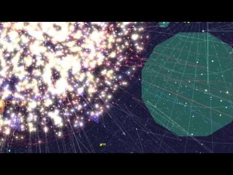 Flying through space using Digital Universe