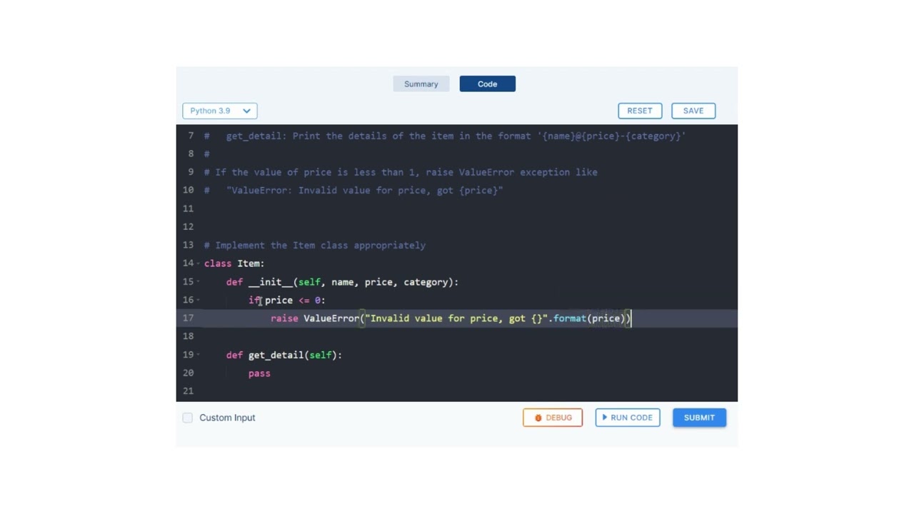 Item Problem : Step-by-Step Guide Code and Debugging | Python Coding Practice 34 | Nxtwave CCBP 4.0