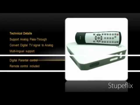 Zinwell ZAT-970A Digital to Analog TV Converter Box (for Antenna Use)