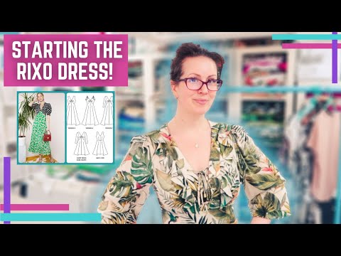 French Pattern Companies :: Weekend Waffle :: Finished Maxi Dress :: Prepping New Projects!