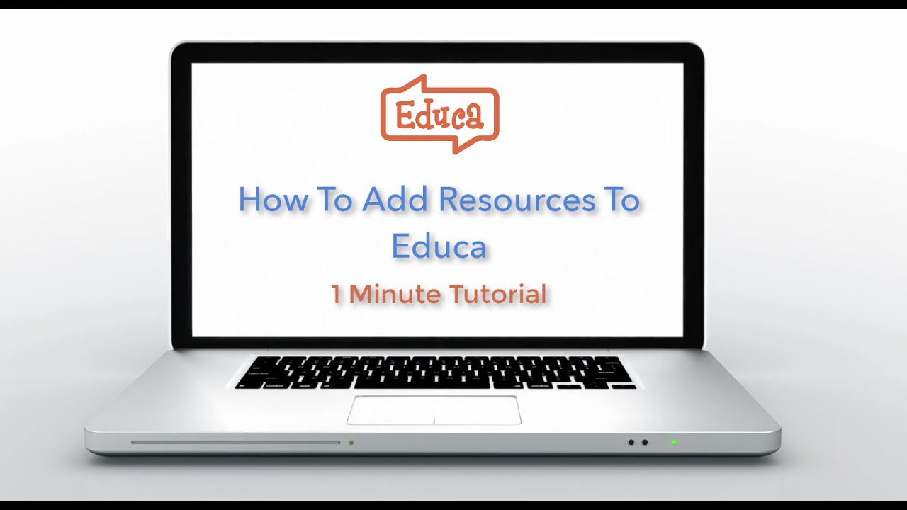 How To Add Resources To Educa