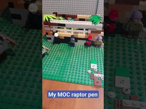 My MOC raptor pen
