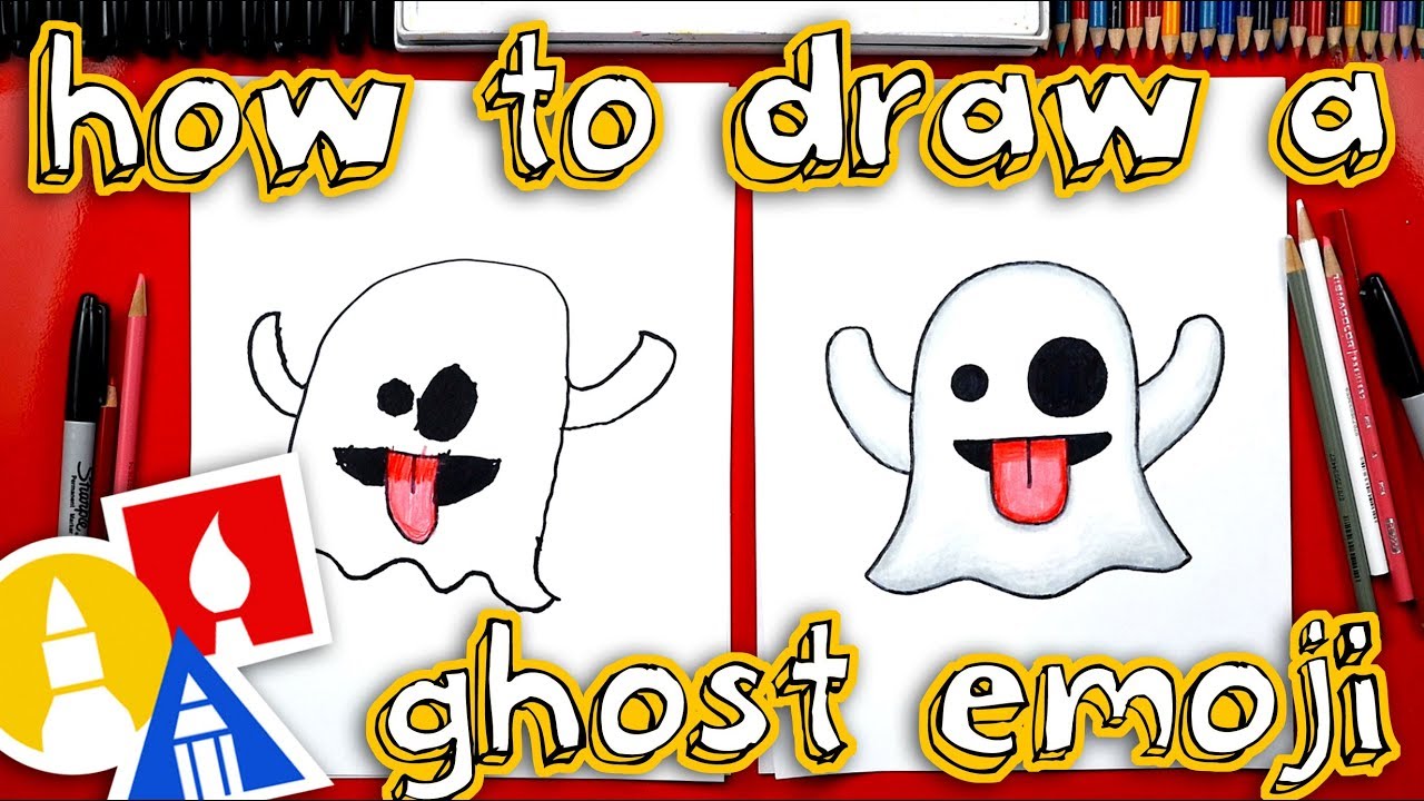 How To Draw The Ghost Emoji