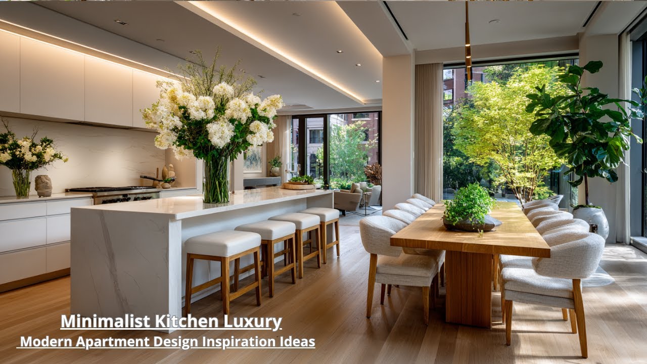 Top Minimalist Kitchen Decor Ideas for Stylish Luxury Apartments