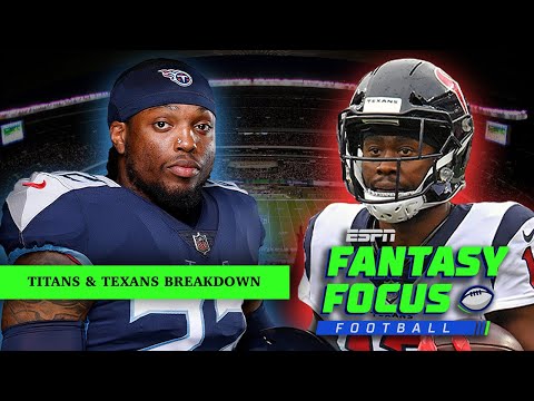 Which Titans & Texans players are fantasy game-changers this season? š | Fantasy Focus Live!