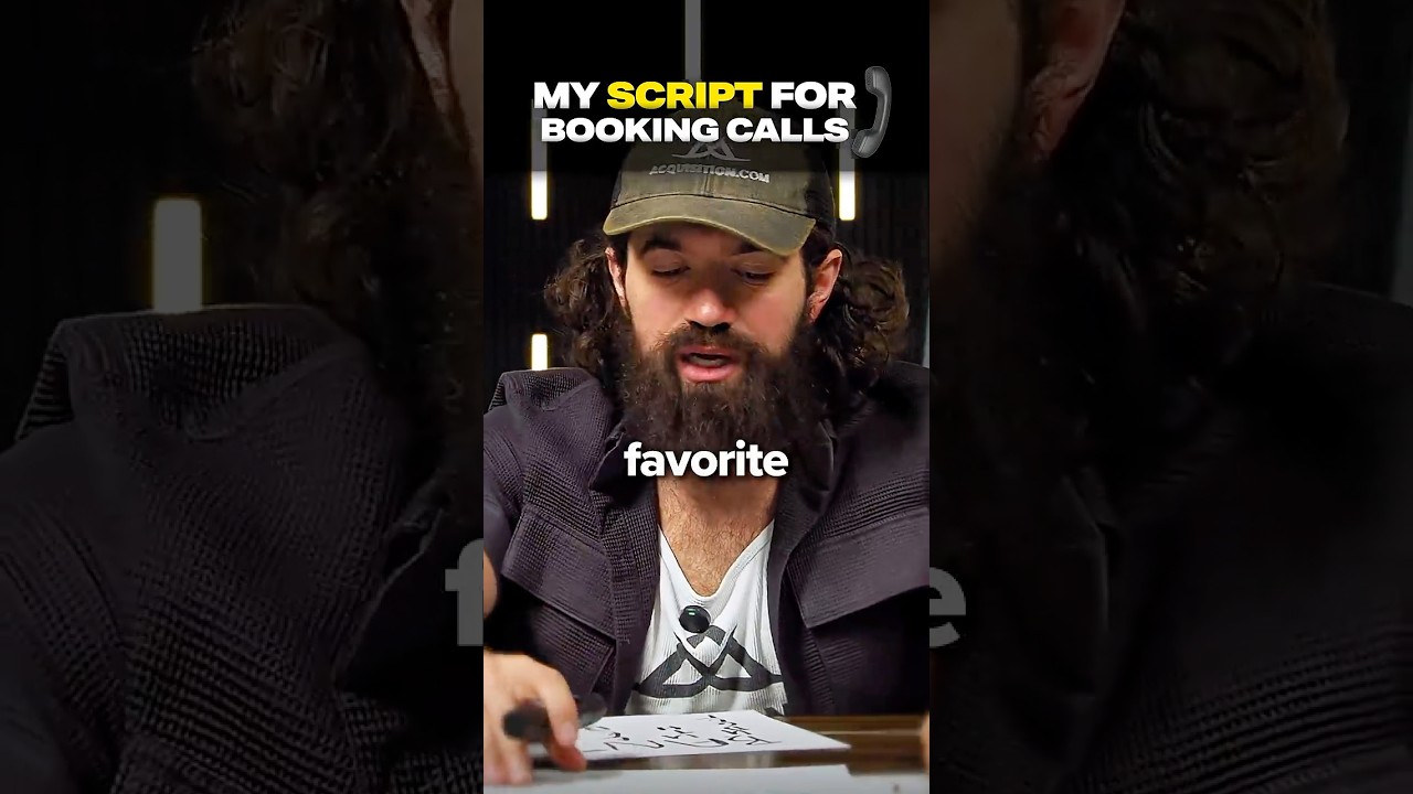 My Script For Booking Calls