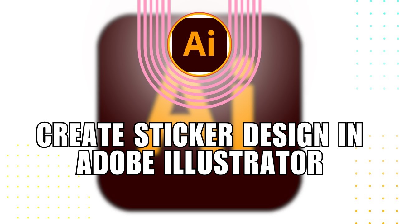 ❤ EASY: How to create sticker design in adobe illustrator 2024 || Learn With Graphics Mentor
