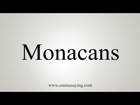 How To Say Monacans