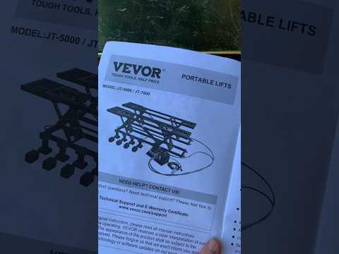 I bought a 7000 pound car lift for my home garage! Vevor JT-7000 vs QuickJack #carlift #workshop