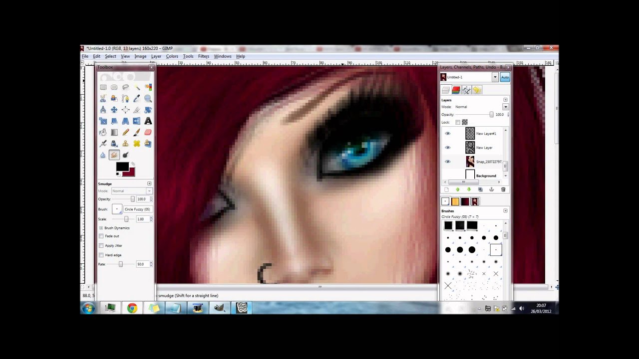 IMVU Speed Edit (Request: Robyn) - GIMP 2.6