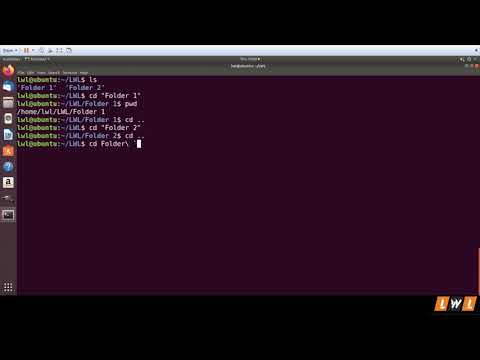 cd directory with name containing spaces