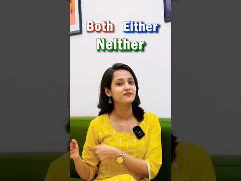 " Both " " Either " & " Neither " #grammar #viral #english #vocabulary #englishspeaking