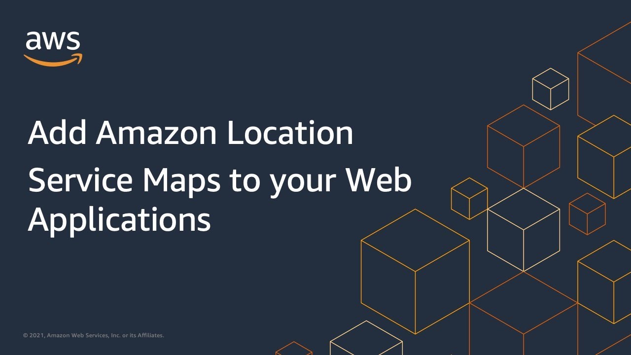 Add Amazon Location Service Maps to your Web Applications