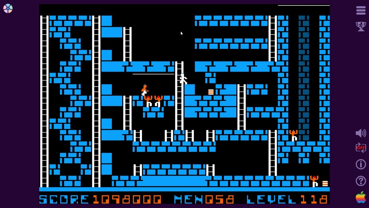 Lode Runner Professional - Level 118