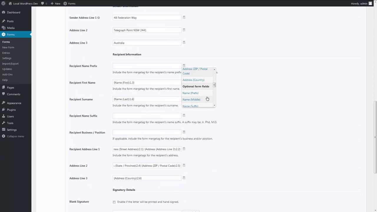 Formal Letter – A Letter PDF Template for Gravity PDF