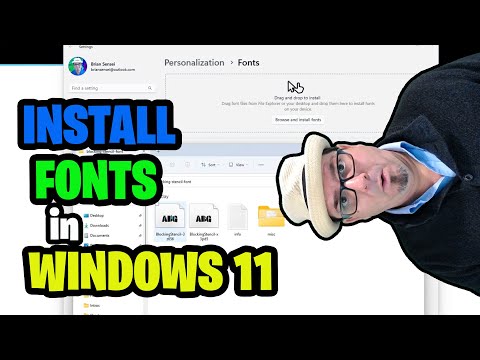 How to Install Fonts in Windows 11