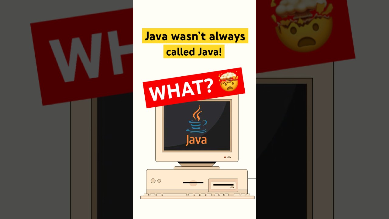 Java Was NOT Called Java! 🤯 (The Real Name Will Surprise You)