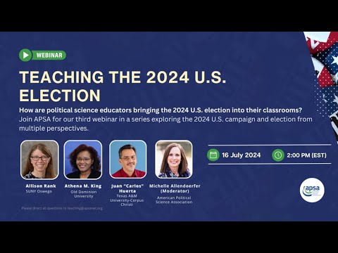 Teaching the 2024 U.S. Election