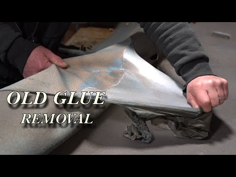 Supper Satisfying glue removal, Bentley continental GT leather Headliner repair. Auto upholstery.