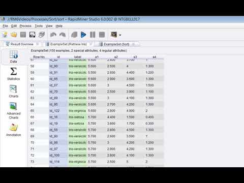 Using the Sort operator in RapidMiner - Data Mining