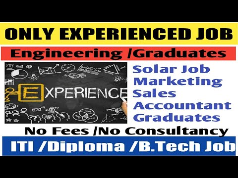 Experienced job ! Solar company job ! Marketing Job ! Engineering Job ! Sales Job ! Accountant job