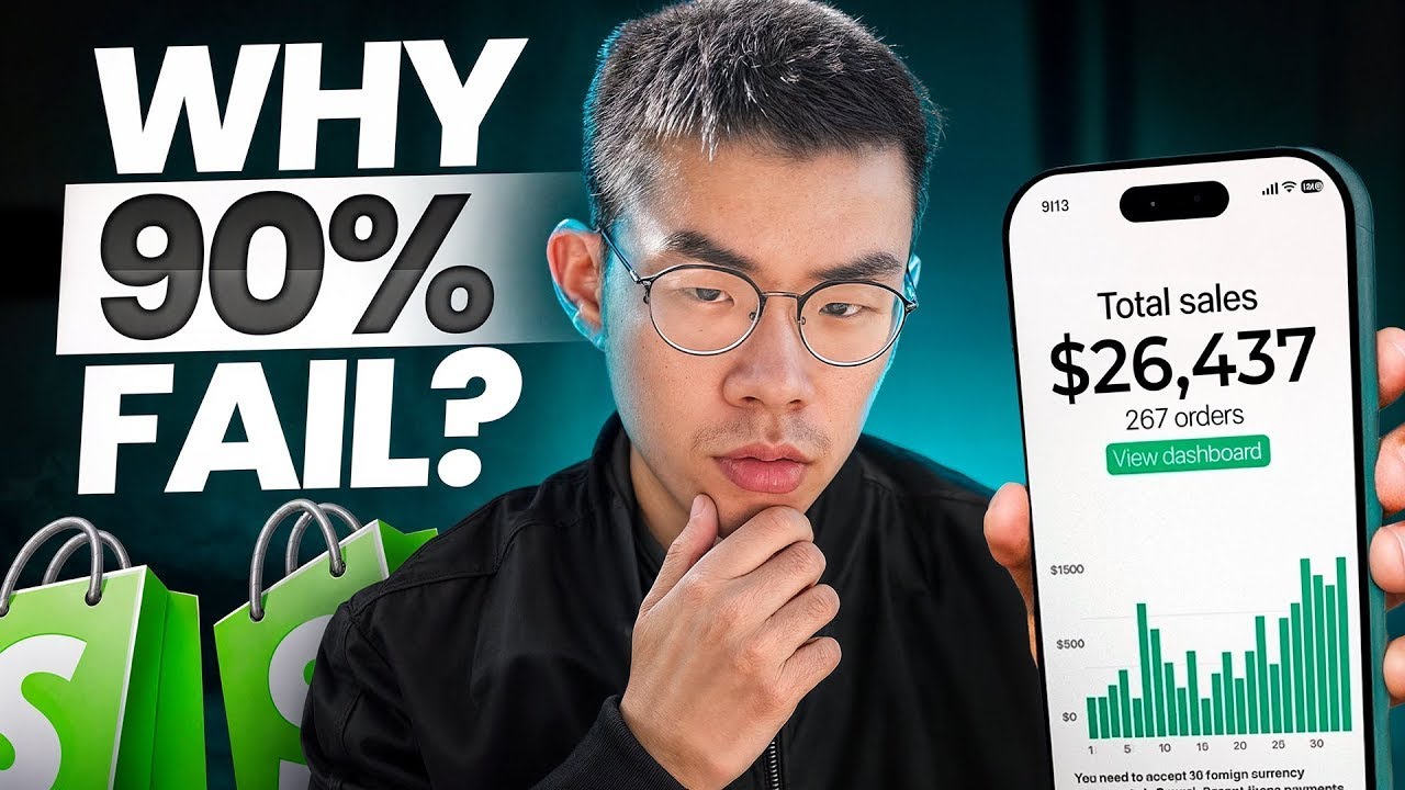 Why 90% Of People Fail Dropshipping (The TRUTH)