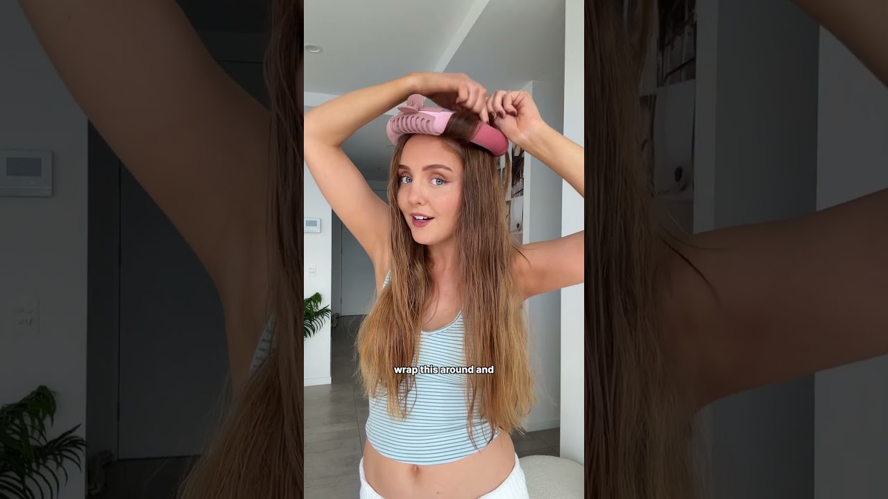 $4 Heatless Curls HALO?! 😳 #hairstyle