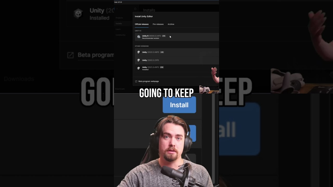 The proper way to install Unity