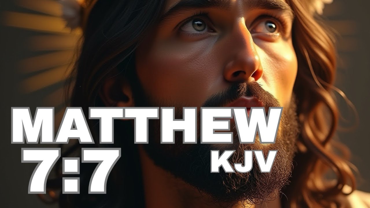 Ask, Seek, Knock – The Promise of Answered Prayer | Matthew 7:7 (KJV)