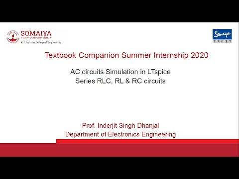AC Circuits (AC analysis) simulation in LTspice