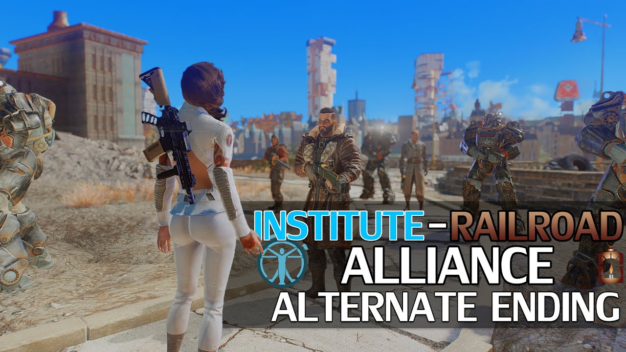 Fallout 4 - Subversion - The Institute-Railroad Alliance Alternate Ending - Spare All the Factions