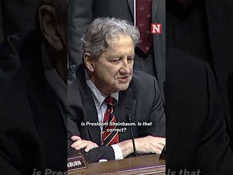 Sen. Kennedy Claims Claudia Sheinbaum Is In The 'Pocket' Of Mexican Cartels