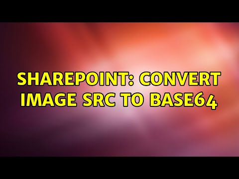 Sharepoint: Convert Image src to base64